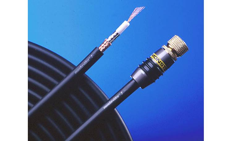 Monster Cable Video-2 Coaxial RF Cables (2-meter (6.6-ft.)) with "F ...