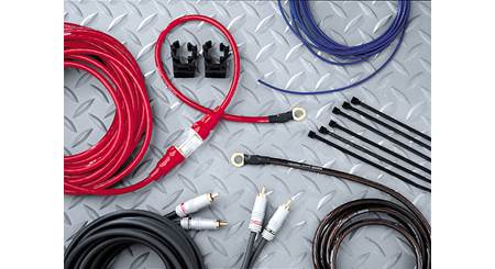 StreetWires PS10Ri 10-Gauge Amp Wiring Kit with Patch CableRed Power ...