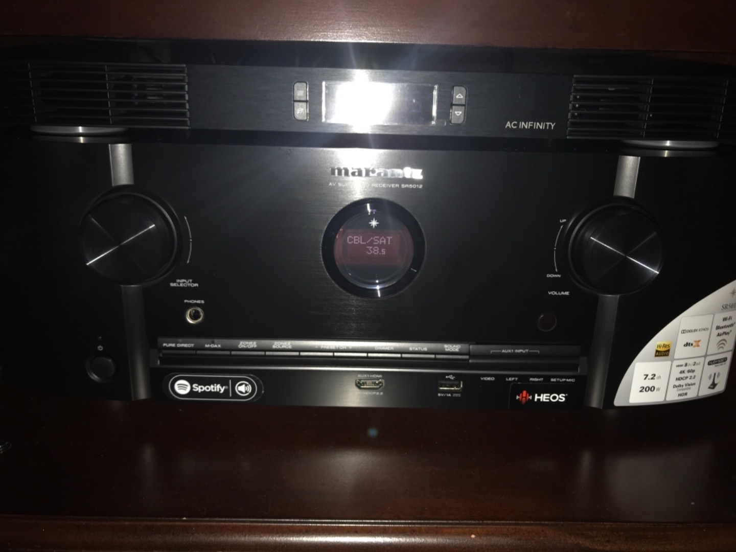 Customer Reviews: Marantz SR5012 7.2-channel home theater receiver with ...