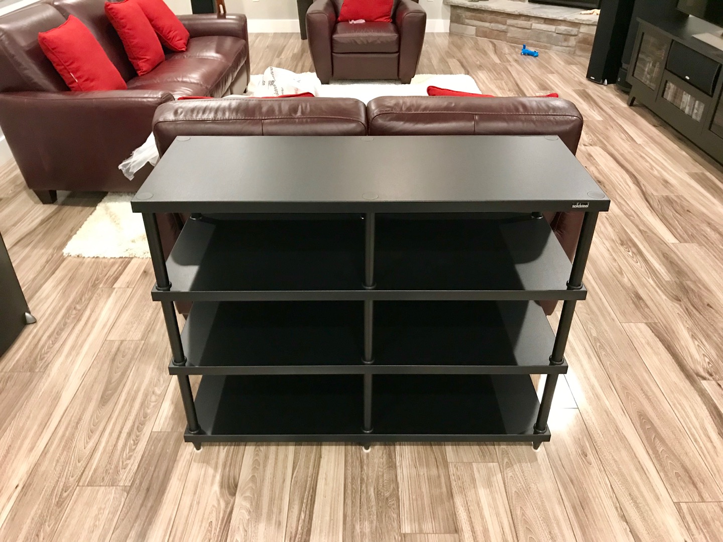 Customer Reviews: Solidsteel S4-4 Four-shelf modular audio rack at ...