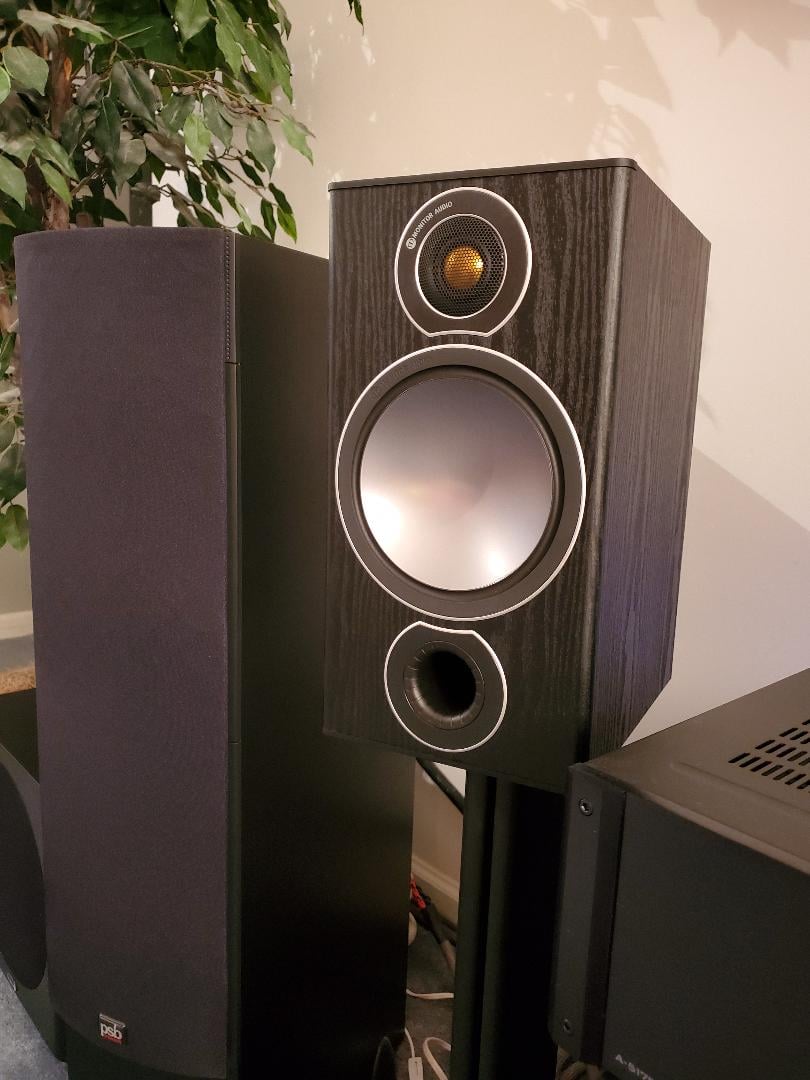 Customer Reviews: Monitor Audio Bronze 2 (Black Oak Vinyl) Bookshelf ...
