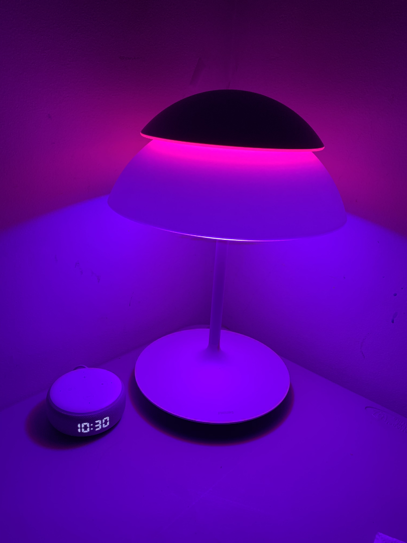 Customer Reviews: Philips Hue Beyond Table Lamp White and color ...
