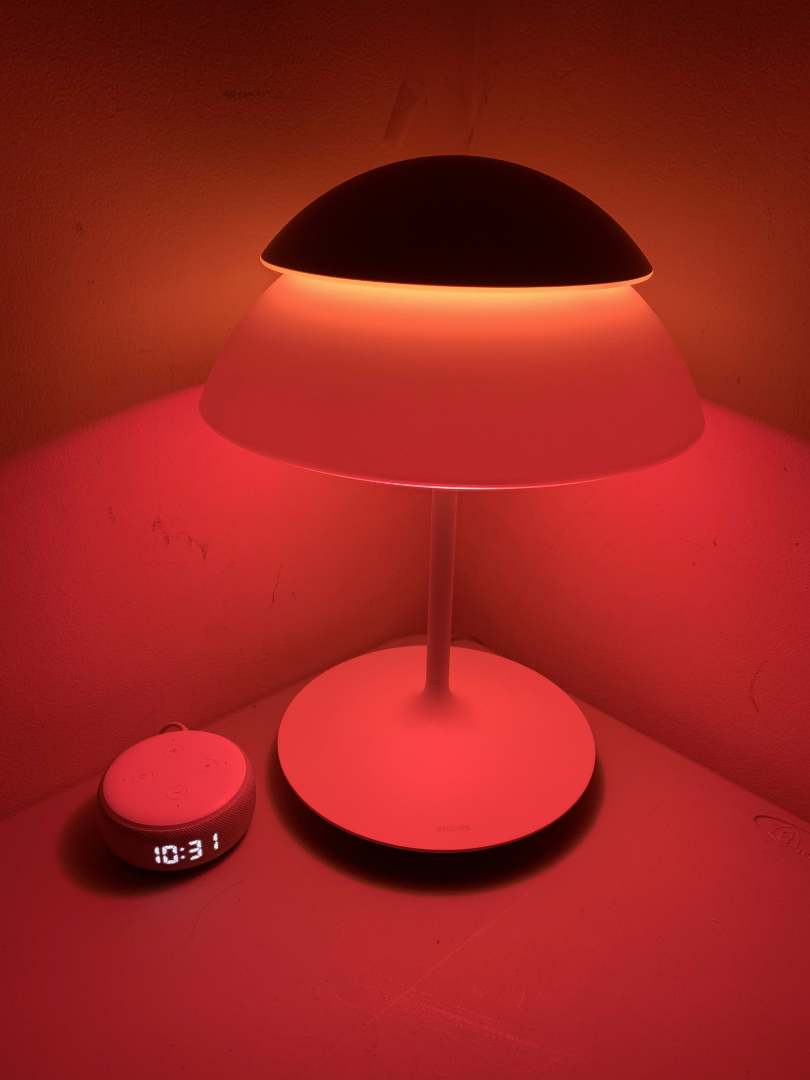 Customer Reviews: Philips Hue Beyond Table Lamp White and color ...