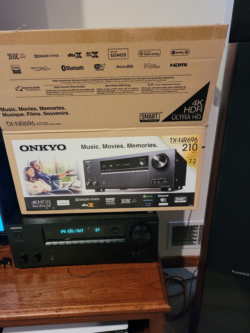 Customer Reviews: Onkyo TX-NR696 7.2-channel home theater Customer Reviews: Onkyo TX-NR696 7.2-channel home theater