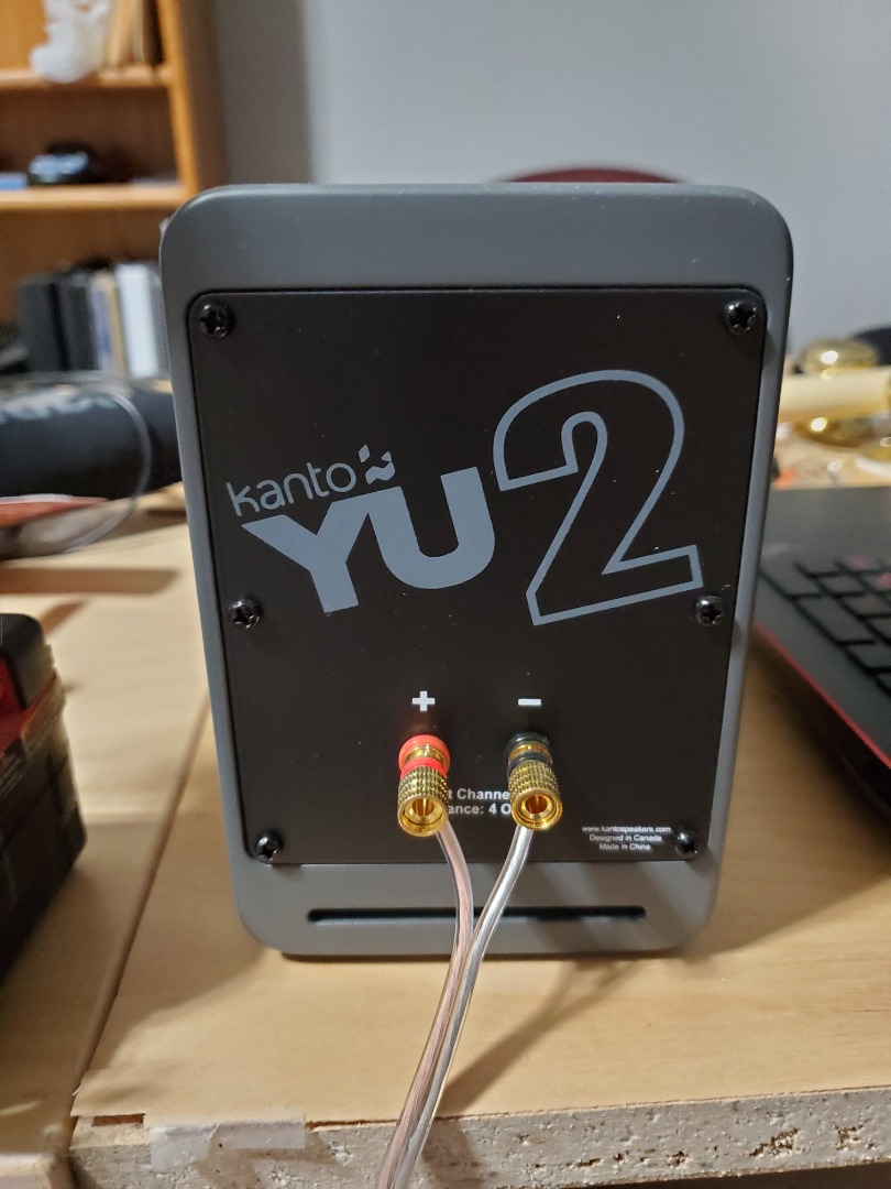 Customer Reviews: Kanto YU2 (Matte Gray) Powered desktop stereo speaker ...