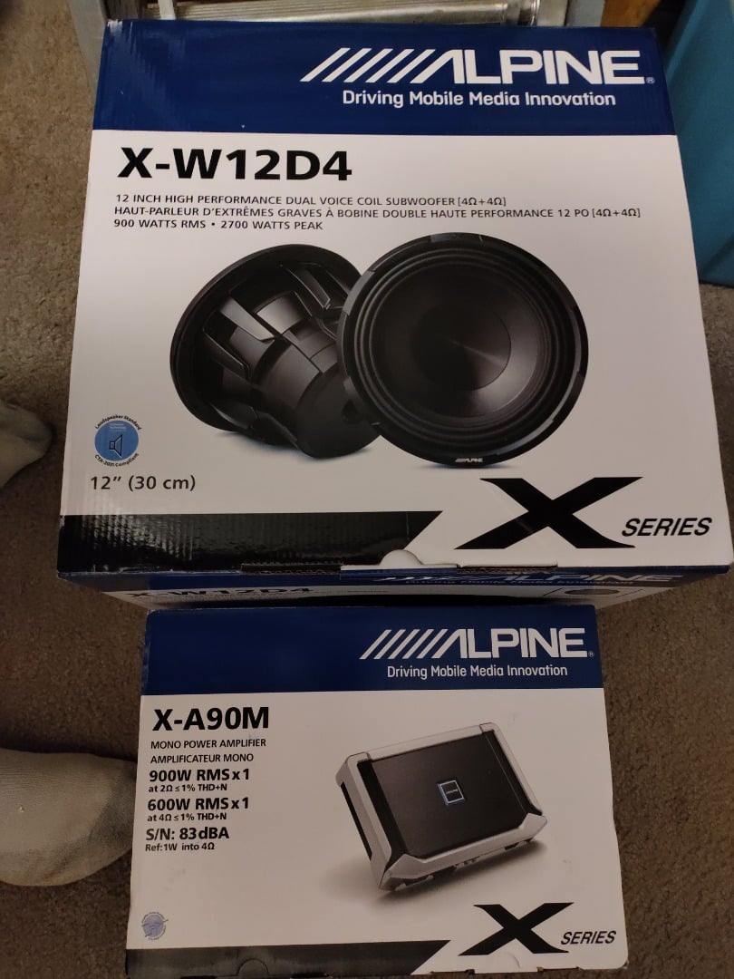 Customer Reviews: Alpine X-W12D4 X-Series 12" subwoofer with dual 4-ohm ...