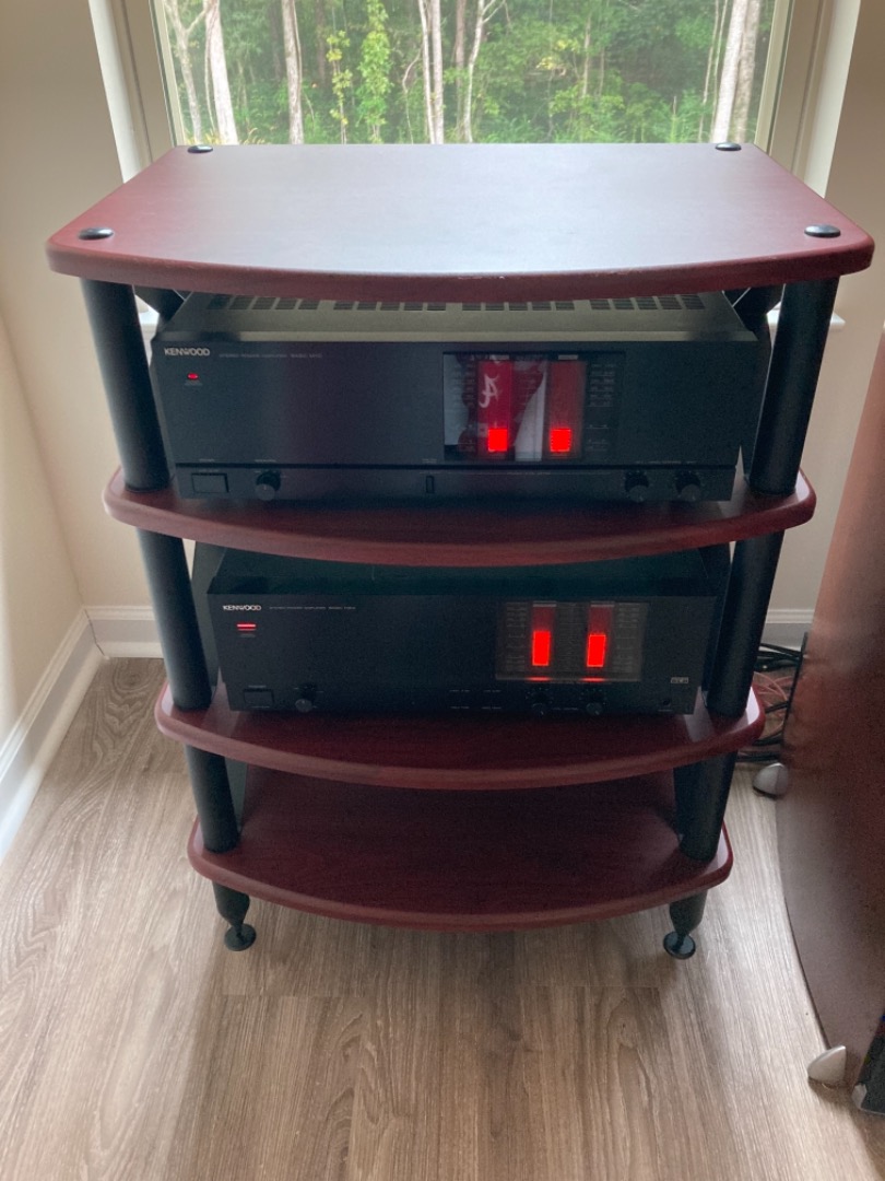 Customer Reviews: Pangea Audio Vulcan X-Brace Audio Rack (Rosenut/Black ...