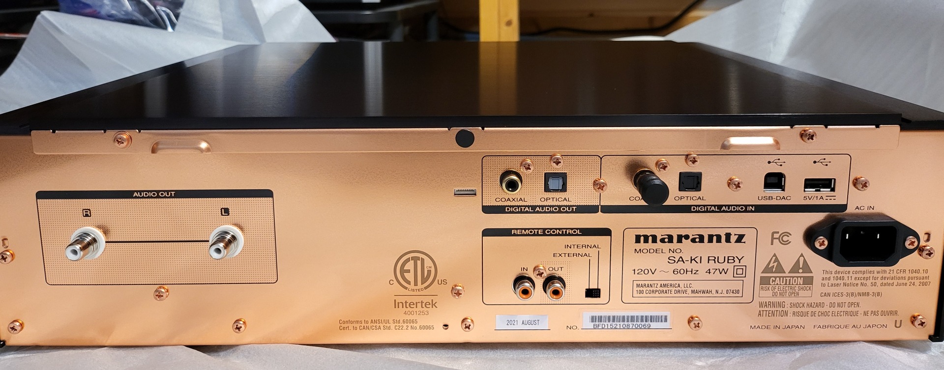 Customer Reviews: Marantz SA-KI Ruby SACD/CD player with USB DAC at ...