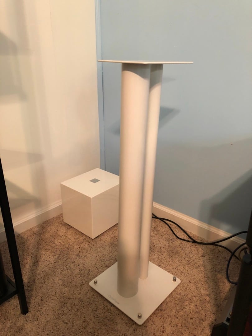 Customer Reviews: NorStone Designs Stylum 3 (White) Speaker stands at ...