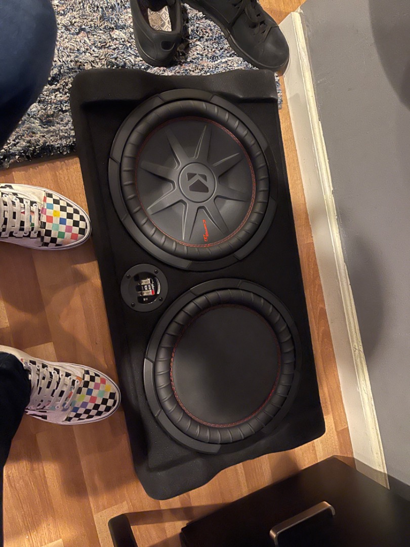 Thin Mount Sub Kicker 48TRTP122 12" Thin Down-Firing With Passive ...