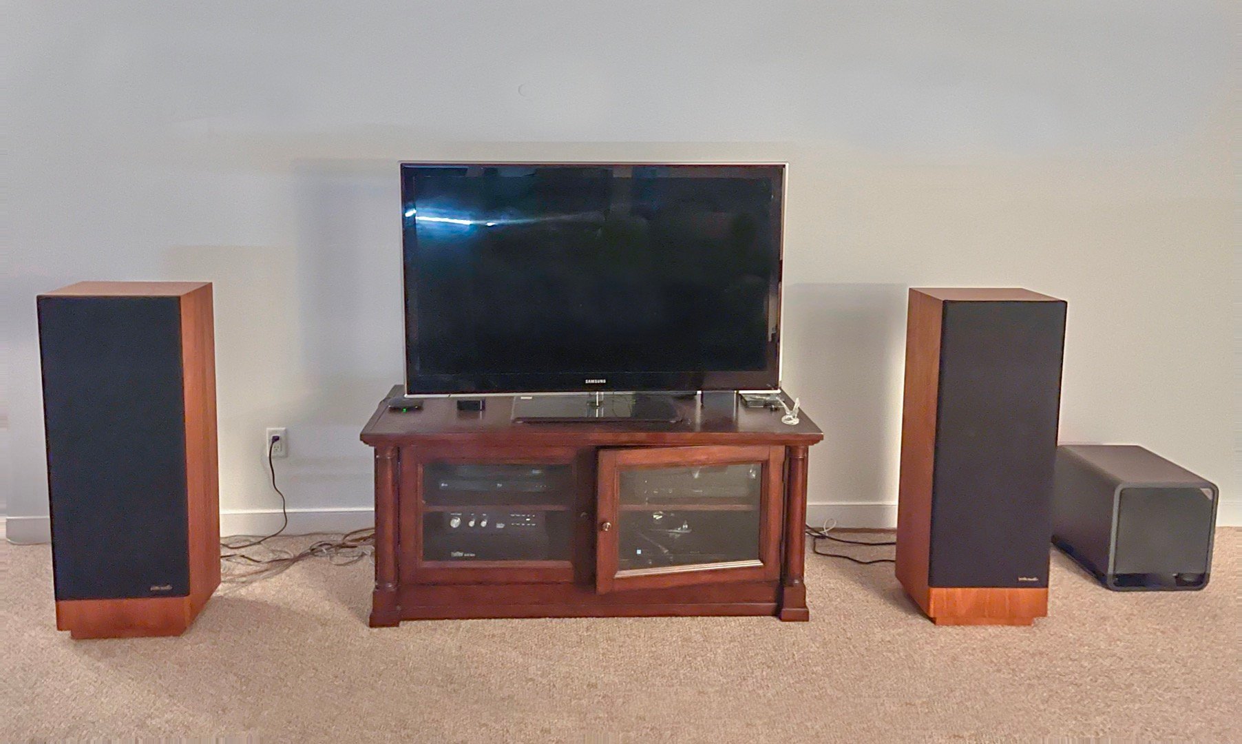 Customer Reviews: Polk Audio HTS 10 (Classic Brown Walnut) Powered ...