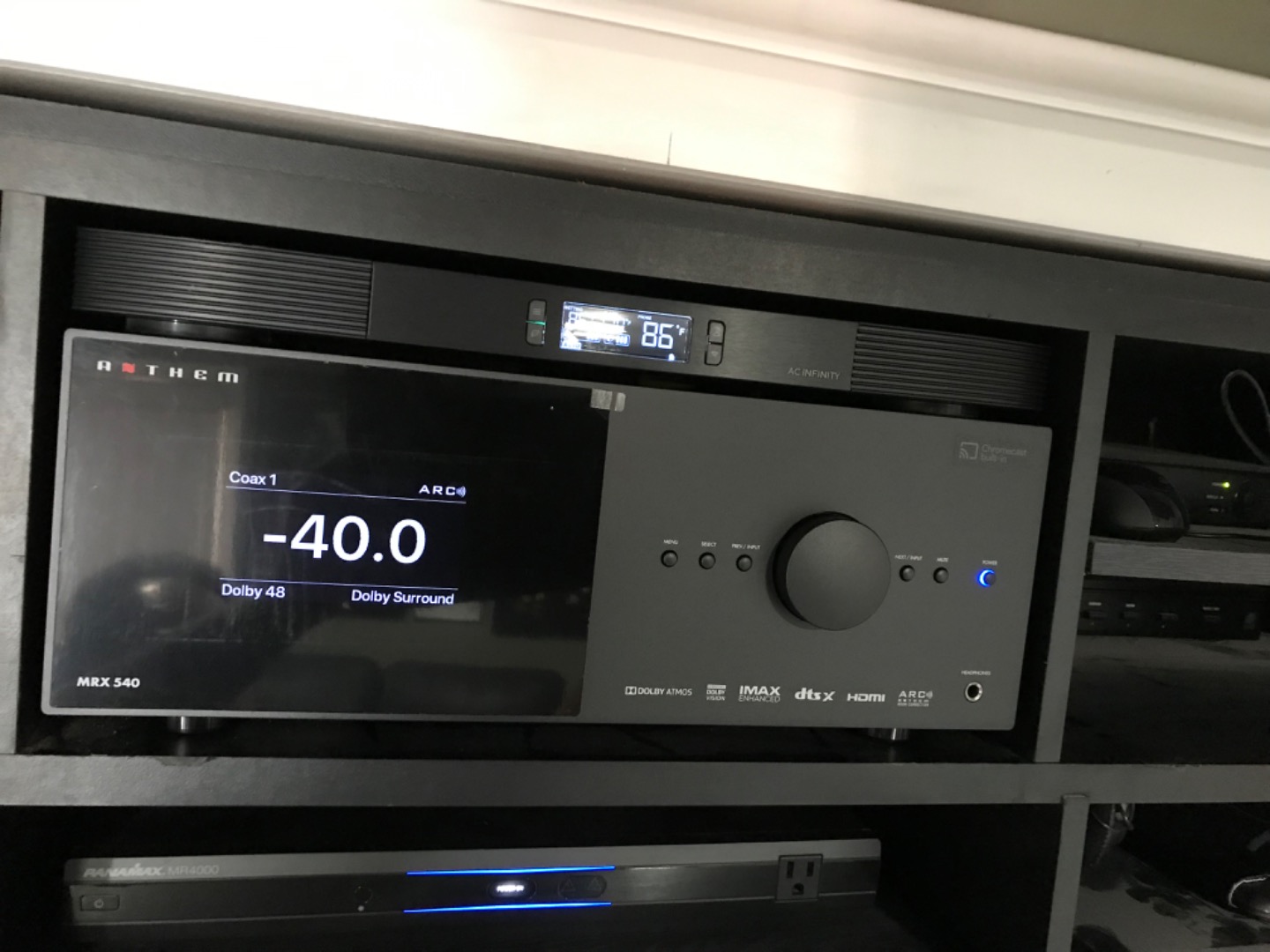 Customer Reviews: Anthem MRX 540 8K 5.2-channel home theater receiver ...