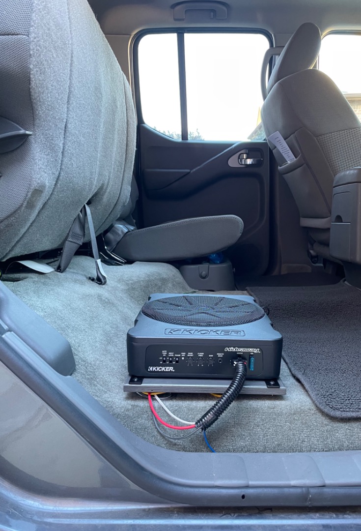 Customer Reviews: Kicker 46HS10 Hideaway™ compact powered subwoofer ...