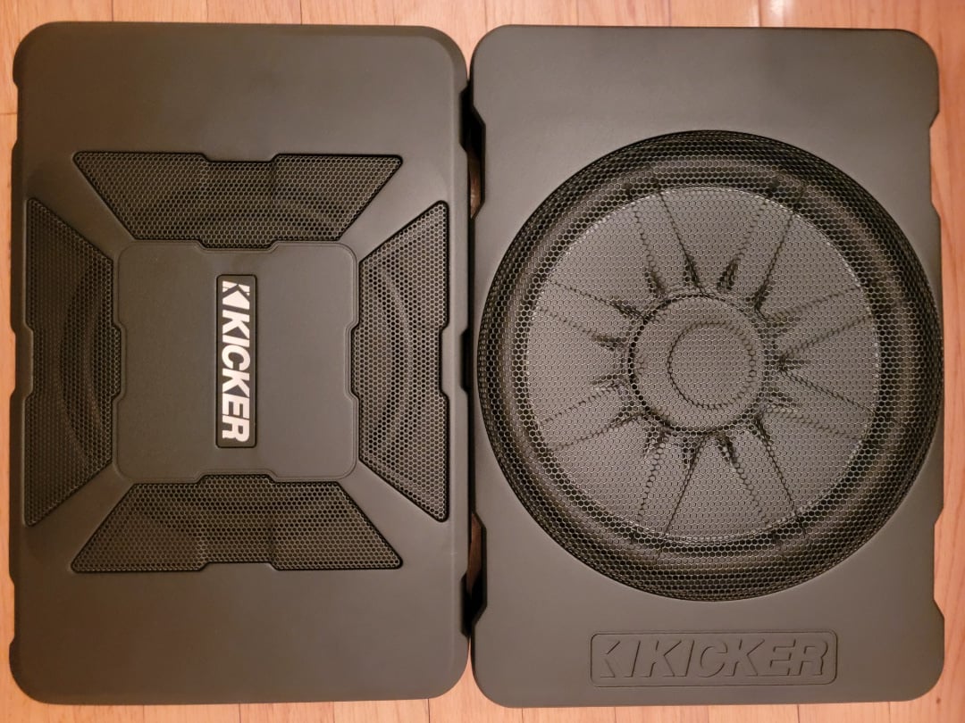 Customer Reviews: Kicker 46HS10 Hideaway™ compact powered subwoofer ...