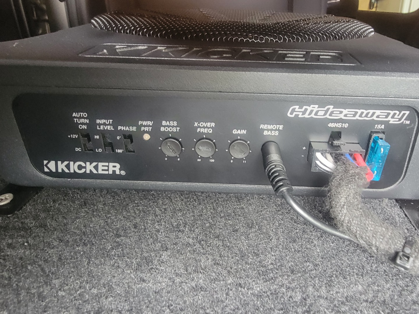 Customer Reviews: Kicker 46HS10 Hideaway™ compact powered subwoofer ...