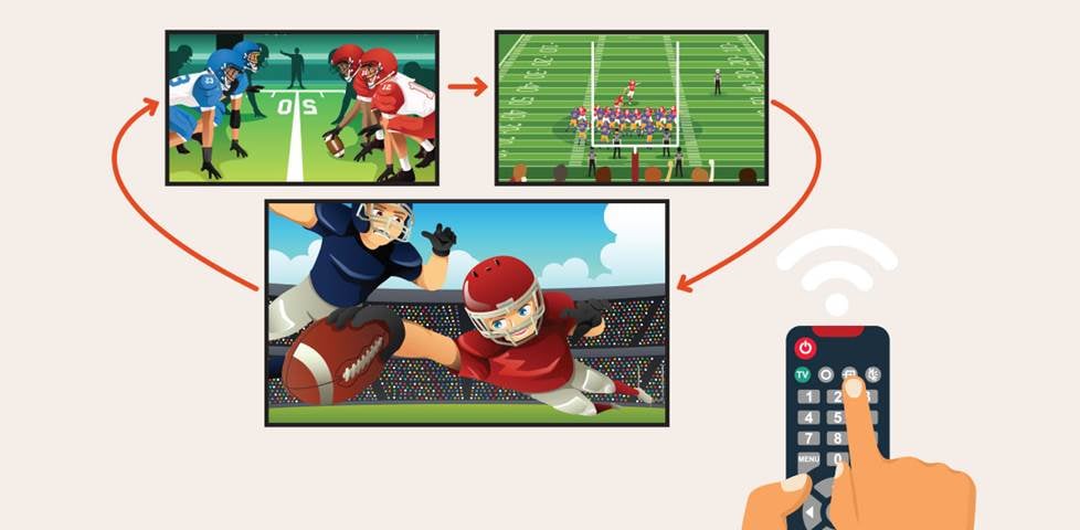 How to watch several games at once with YouTube multiview