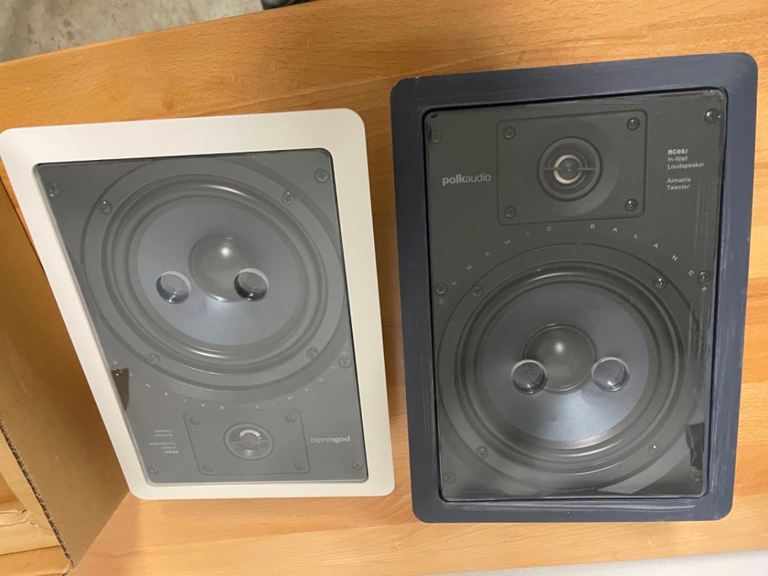Customer Reviews: Polk Audio RC65i In-wall speakers at Crutchfield