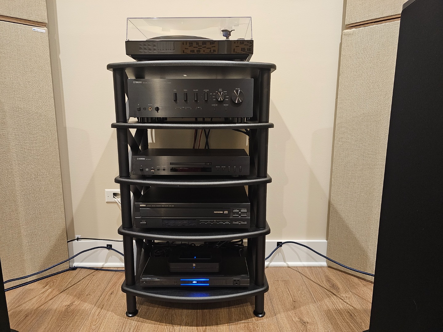 Customer Reviews: Pangea Audio Vulcan X-Brace Audio Rack (Black ...