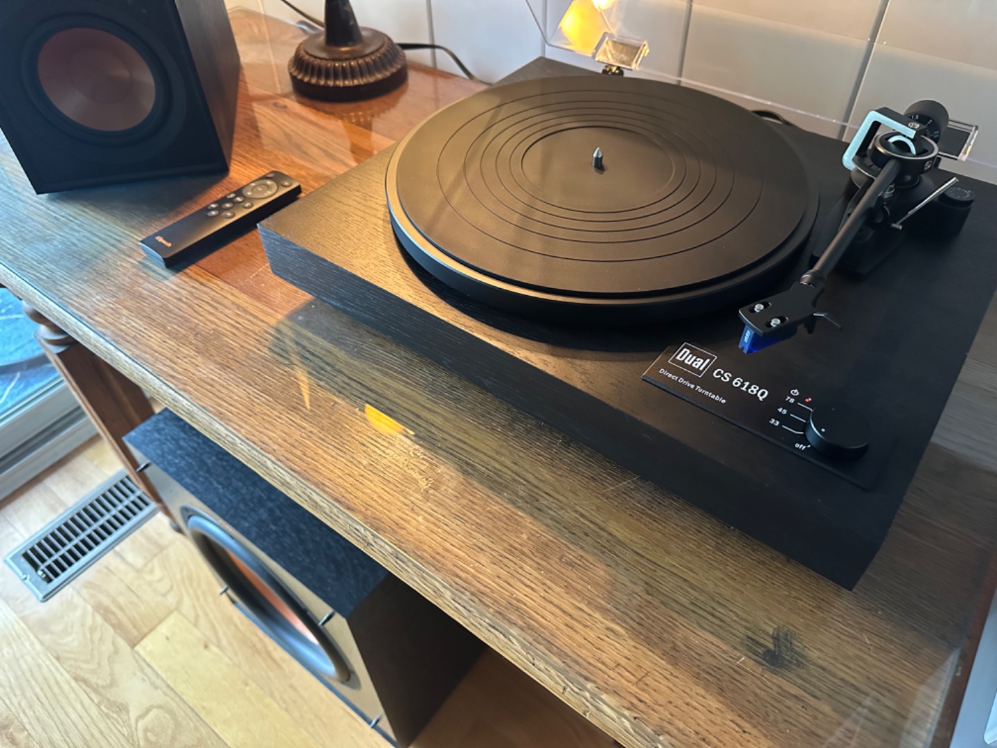 Customer Reviews: Dual CS 618Q (Black Vinyl Finish) Semi-automatic ...