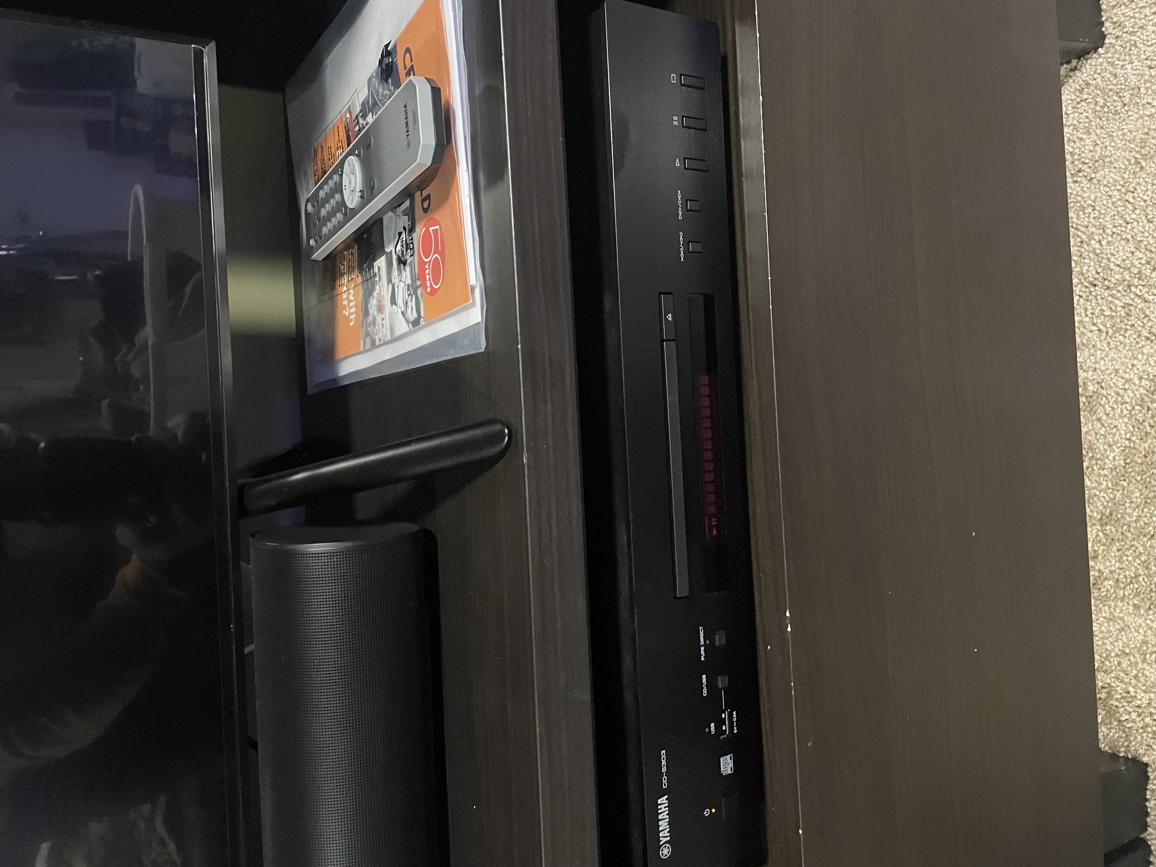 Customer Reviews: Yamaha CD-S303 Single-disc CD player with front-panel USB input at Crutchfield