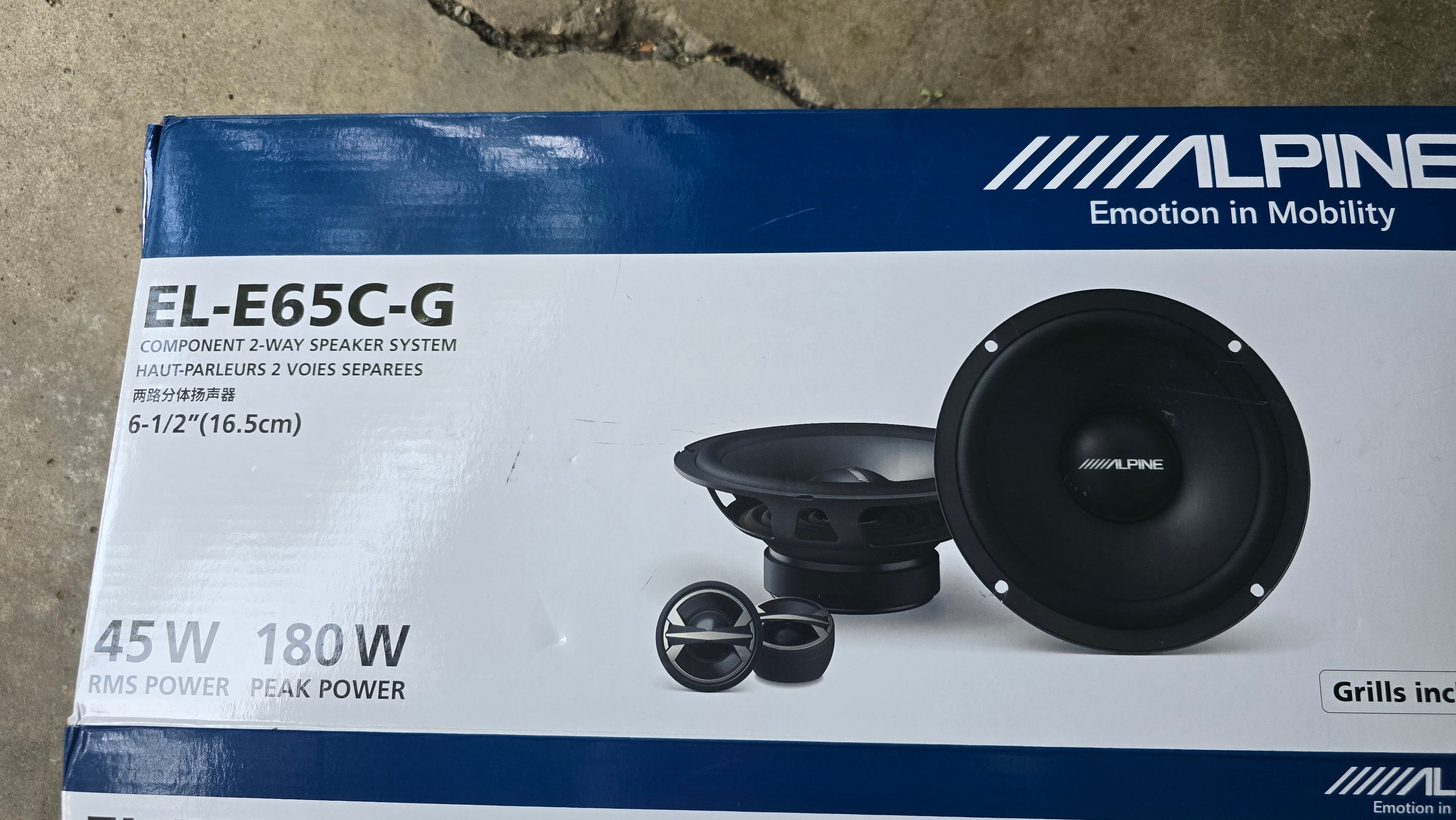 Customer Reviews: Alpine EL-E65C-G EL-Series 6-1/2" component speaker system at Crutchfield