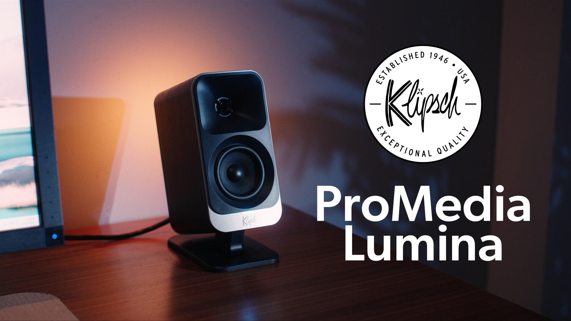Video: Klipsch ProMedia Lumina computer music system