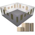 Acoustical Solutions AlphaSorb® Pro Acoustic Panel Room Kit (Large ...