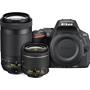 Nikon D5500 Two Lens Kit 24.2-megapixel DSLR camera with Wi-Fi® and 18 ...