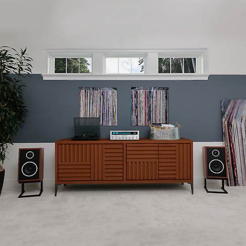KLH Model Three (English Walnut) Pair of vintage-styled speakers with ...
