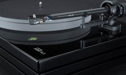 Music Hall MMF-9.3 Manual belt-drive turntable with pre-mounted low ...