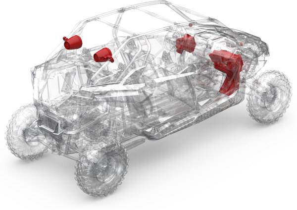 Rockford Fosgate RZR19RCPXP-STG5 Stage 5 audio upgrade kit for select ...