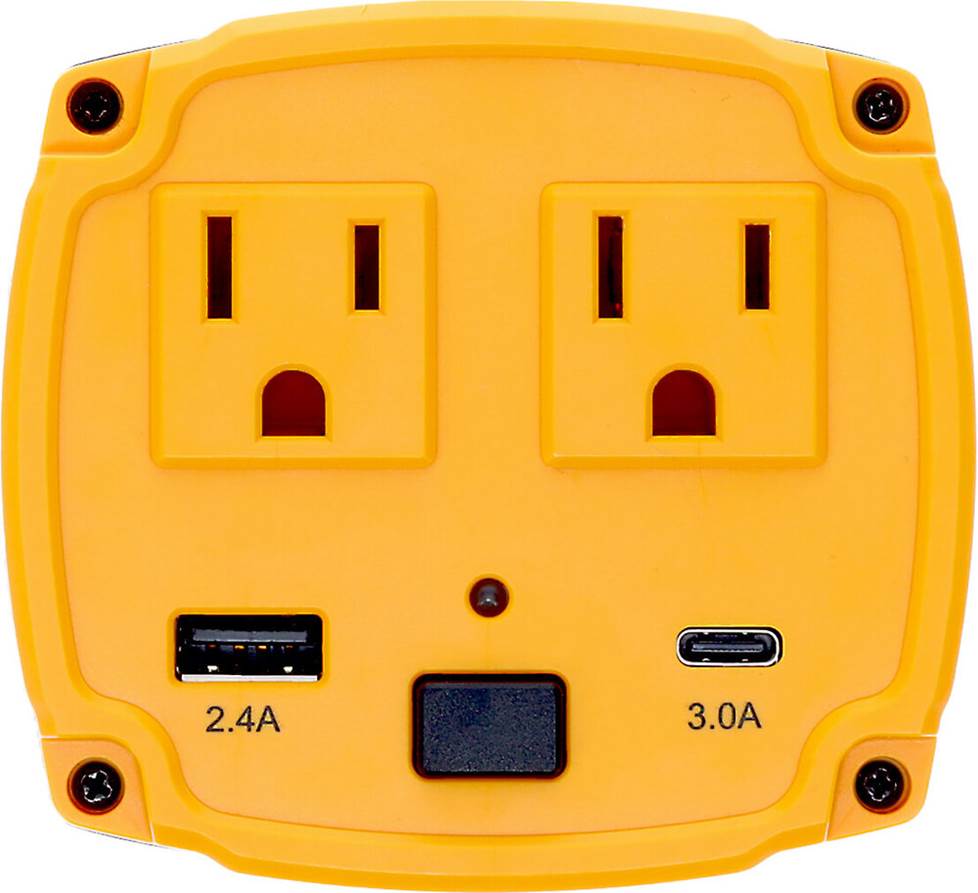 PowerDrive PWD150C DC to AC cup-style power inverter with 150-watt ...