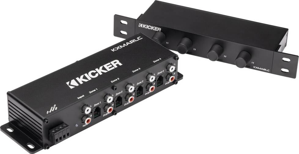 Kicker KXMARLC 4-zone audio distribution system for boats and RVs at ...