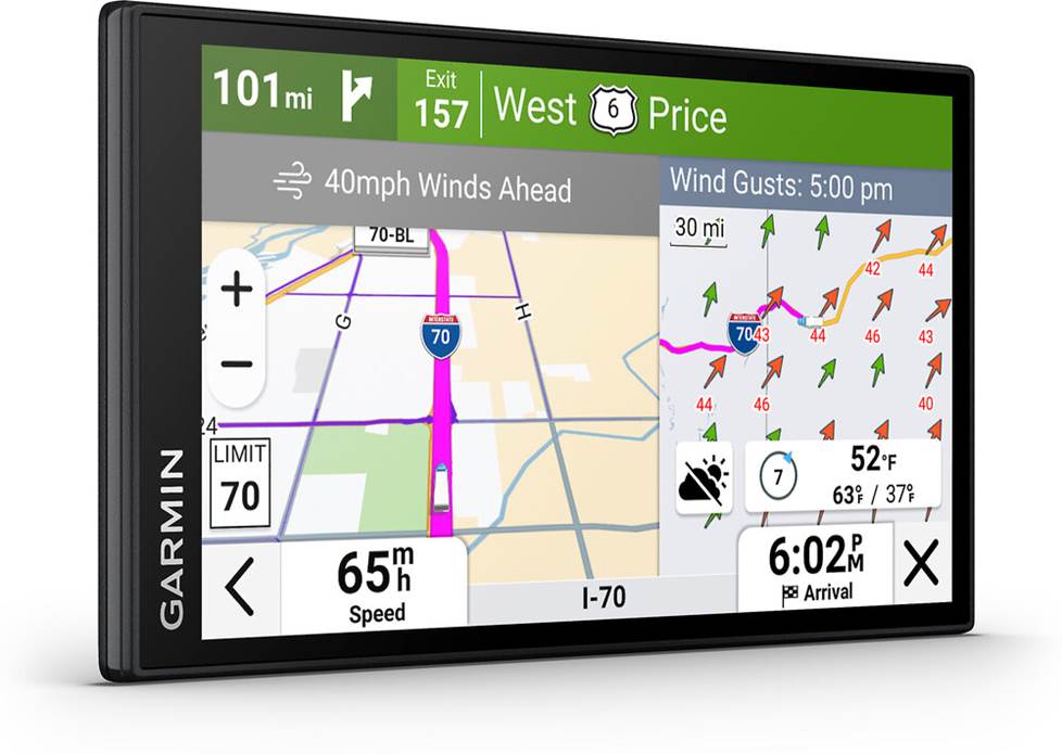 Garmin dēzl™ OTR620 Portable GPS navigator with 6" screen for truckers ...