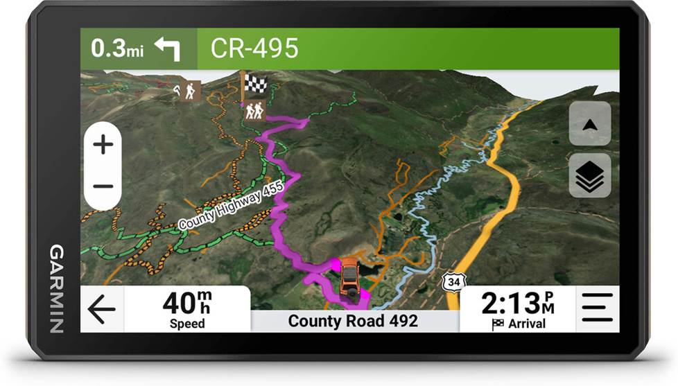 Garmin Tread® 2 Portable GPS navigator with 6" display for powersports ...