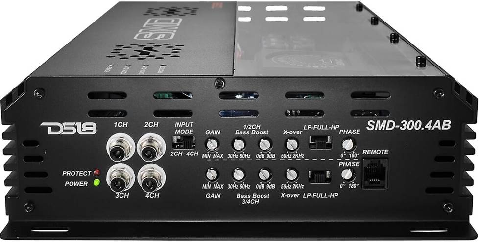 DS18 SMD-300.4AB Steve Meade Designs 4-channel car amplifier — 200 ...