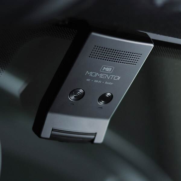 Momento M8 Wi-Fi dash camera with GPS, radar motion detection, voice ...