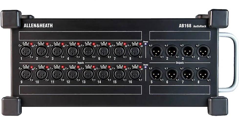 Allen & Heath AB168 AudioRack digital stage box — 16 in, 8 out at ...