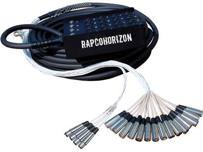 Rapco Horizon StageMASTER Series Snake 16-channel 100-foot snake with ...