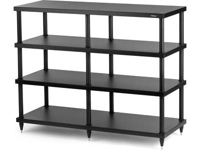 Solidsteel S4-3 Three-shelf modular audio rack at Crutchfield