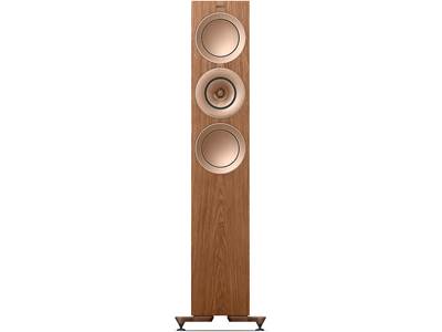 KEF R5 Meta (Walnut) Floor-standing speaker at Crutchfield