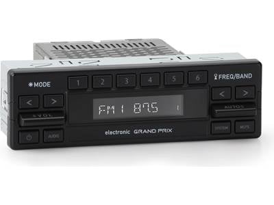 RetroSound Grand Prix M1B AM/FM receiver with aux input and Bluetooth ...