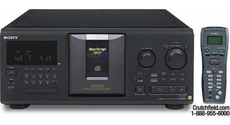 Sony ES CDP-M555ES 400-CD changer at Crutchfield