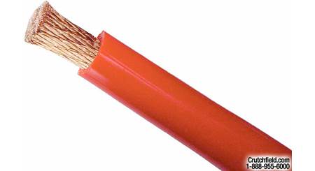 StreetWires PowerStream 1/0 gauge Power Cable (Red 1/0 gauge, per foot ...
