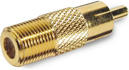 Phoenix Gold F-Type (Female) to RCA (Male) Adapter at Crutchfield