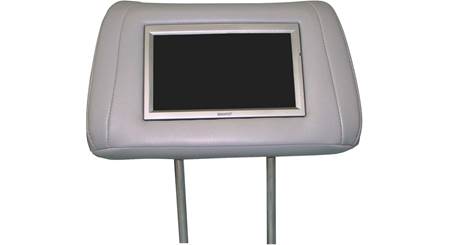 Vizualogic Headrest Monitor (Taupe Leather) Leather Headrest with 7 ...