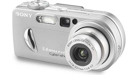 Sony DSC-P100 5-megapixel digital camera at Crutchfield