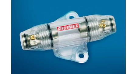 StreetWires FHXU8 8-gauge AGU fuse holder — Diamond Plate at Crutchfield