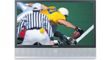 Samsung HL-R5667W 56" high-definition rear-projection DLP TV at Crutchfield
