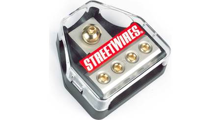 StreetWires DBX44 4-way power distribution block — Power Ring® input, 4 ...